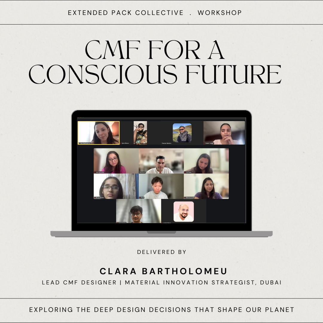 CMF for a Conscious Future: A workshop by Clara Bartholomeu